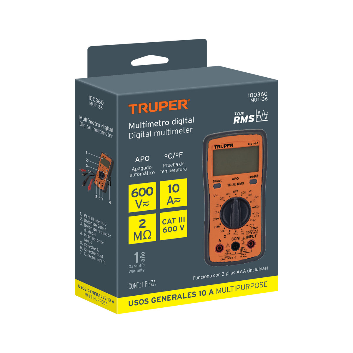 multimetro-digital-profesional – Casco de Oro Ferreterías