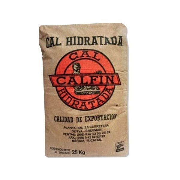 Cal hidratada saco de 25 kg Calfin – Casco de Oro Ferreterías